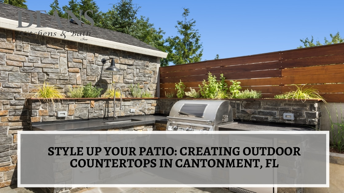 Style Up Your Patio: Creating Outdoor Countertops in Cantonment, FL